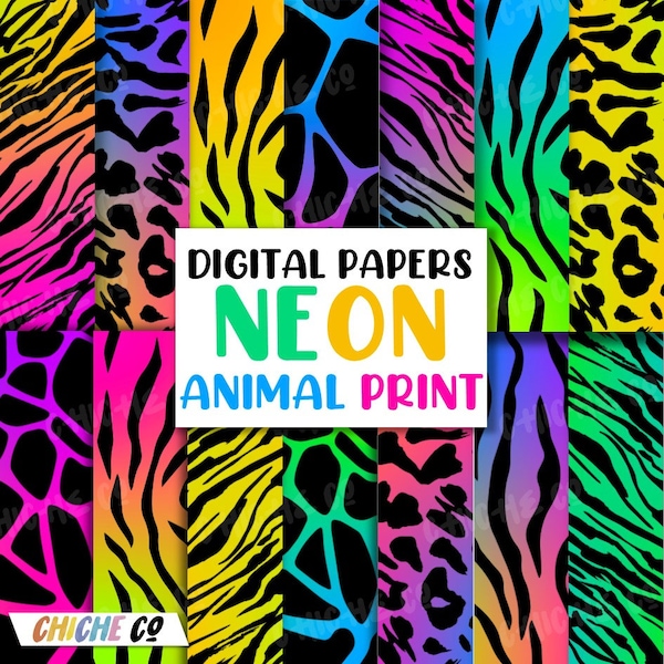 Animal Print Paper - Etsy