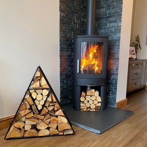 Log Store Log Holder Wall Mounted Log Store Furniture Log - Etsy UK