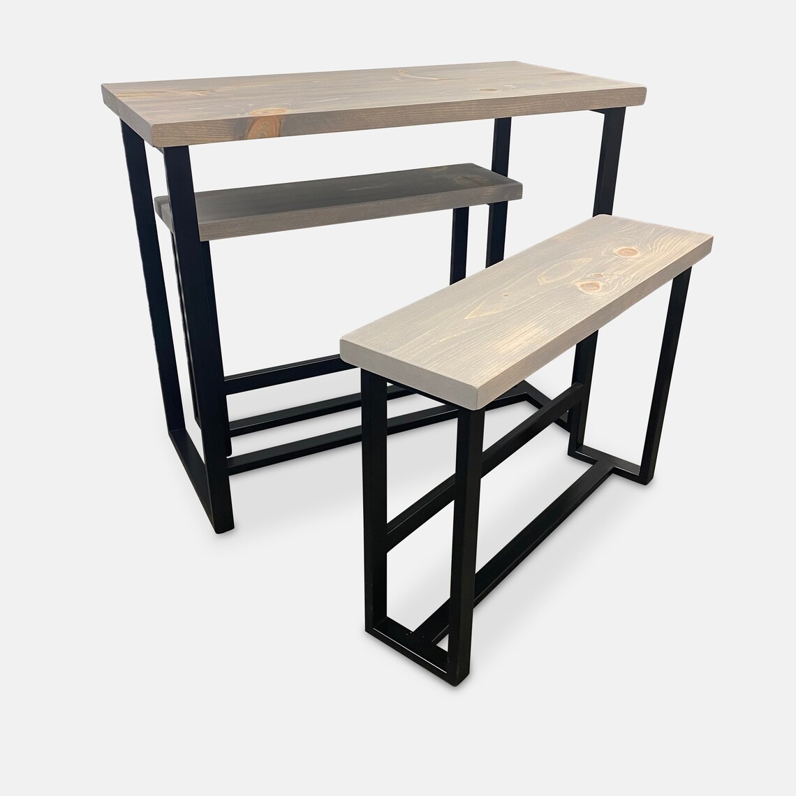 industrial-breakfast-bar-counter-top-rustic-kitchen-table-etsy-canada