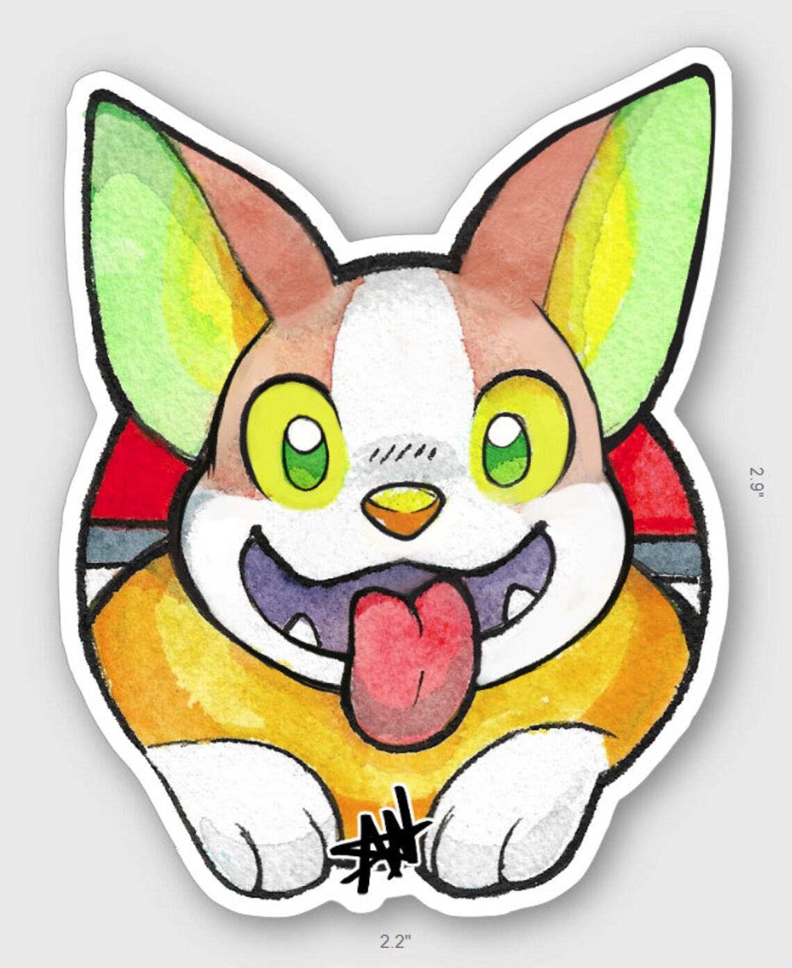 Yamper 2.5 Vinyl Sticker | Etsy