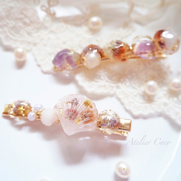 Resin Hair Clip - Etsy