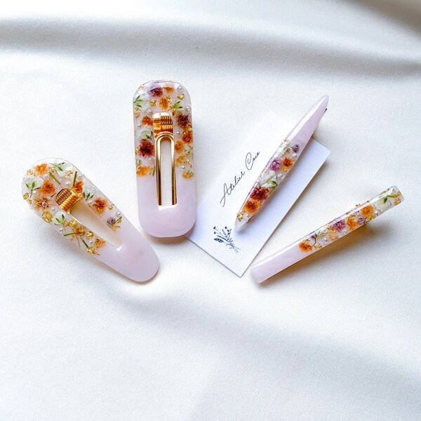 Resin Hair Clip - Etsy