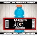 Jordan Inspired Sports Label-jordan Birthday Party-custom Juice Label ...