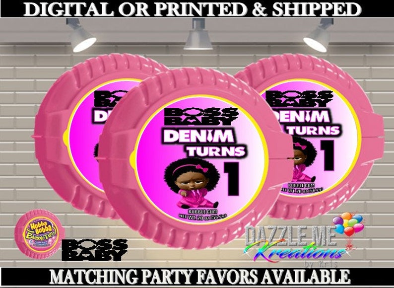 Boss Baby Bubble Tape-boss Baby Birthday-boss Baby - Etsy