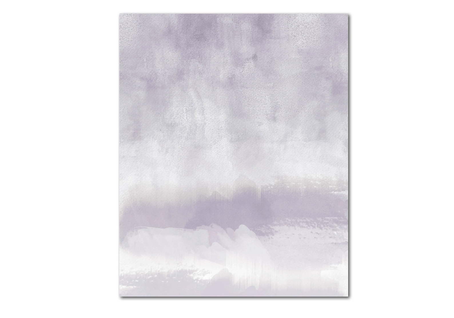 Abstract Art, Watercolor Wall Art, Purple Abstract Watercolor Wall ...