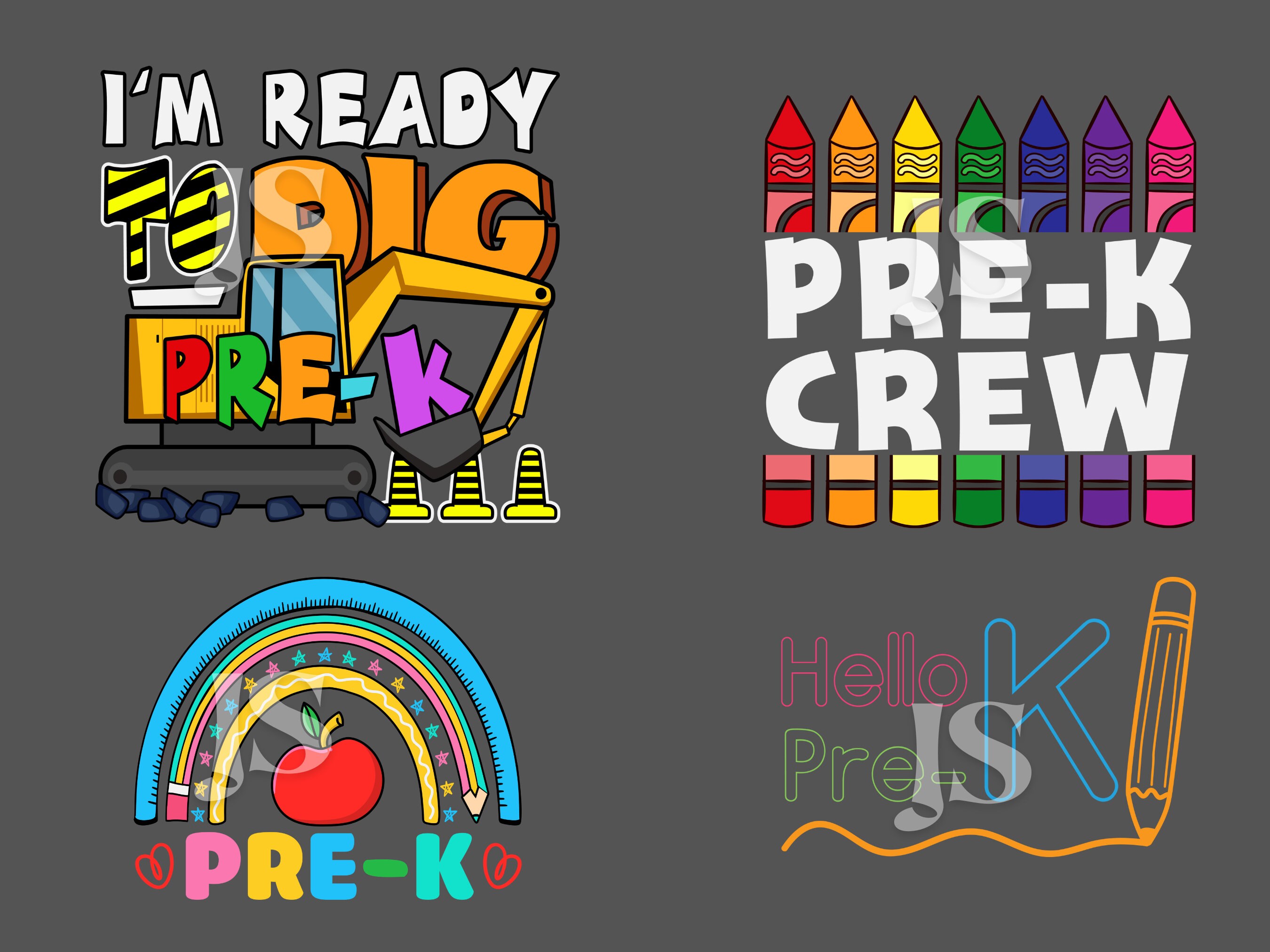 PRESCHOOL PNG, Pre-k Png Image, Back to School Design, Sublimation ...