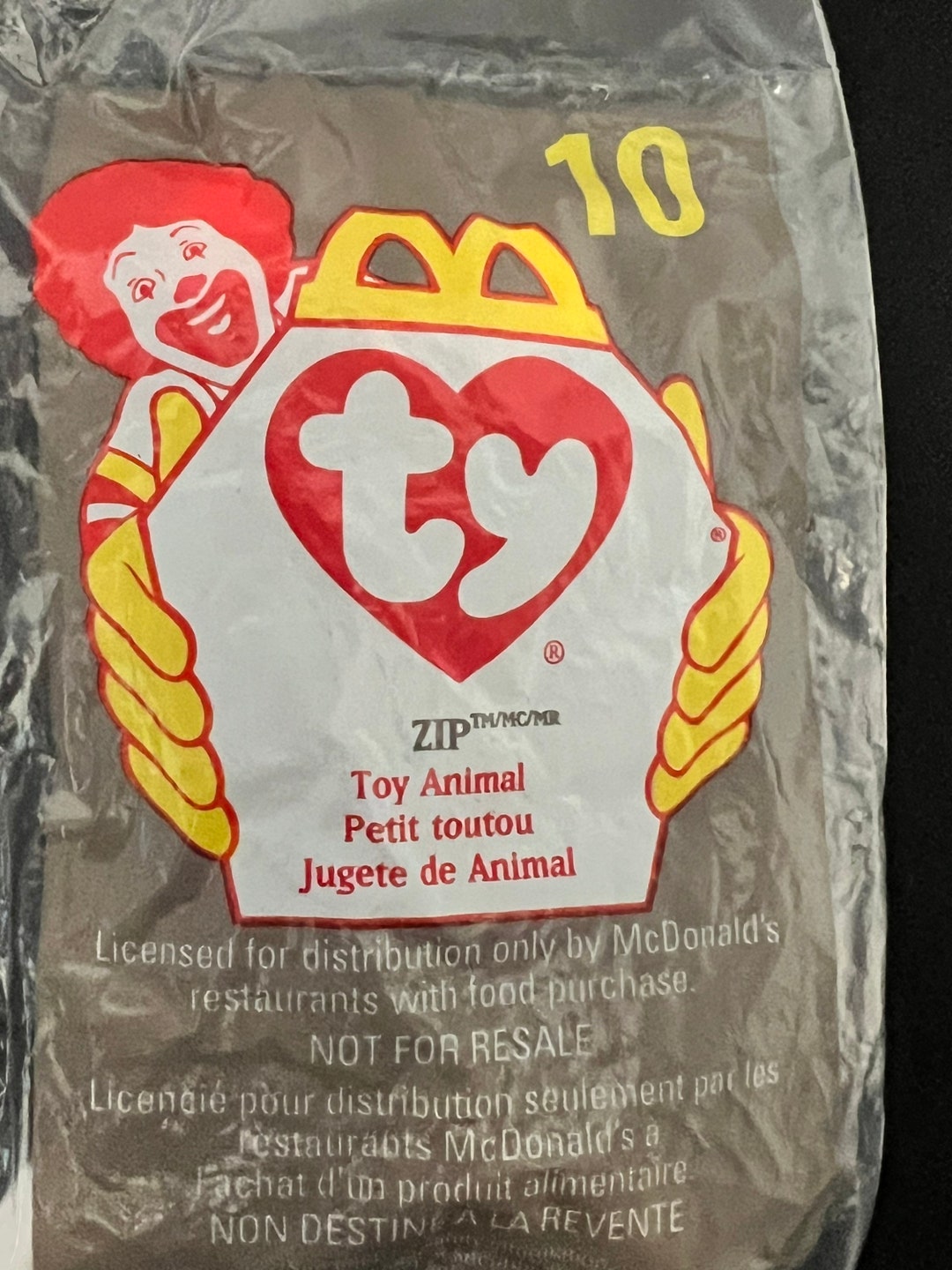 1998 Mcdonalds Ty Beanie Babies Zip - Etsy