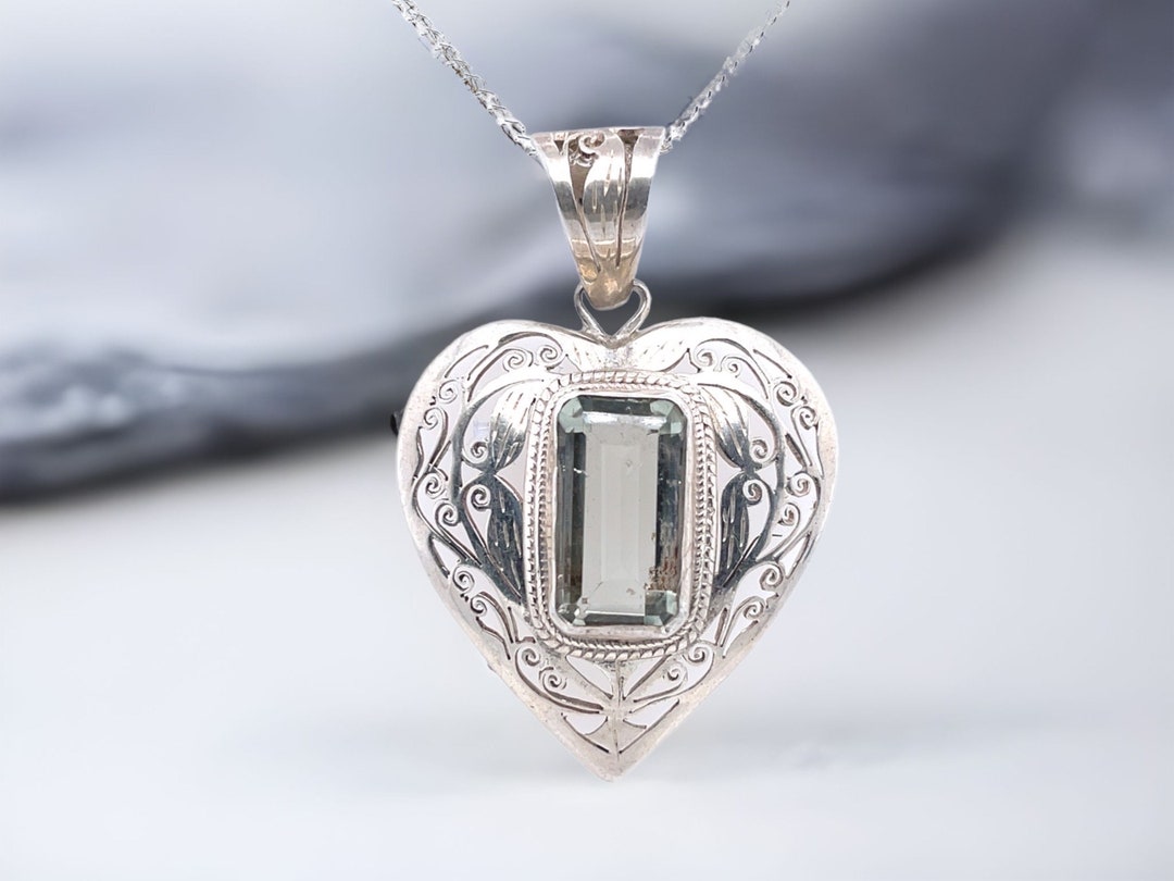 Elbaite Natural Stone Pendant Light Green Antique Designer - Etsy