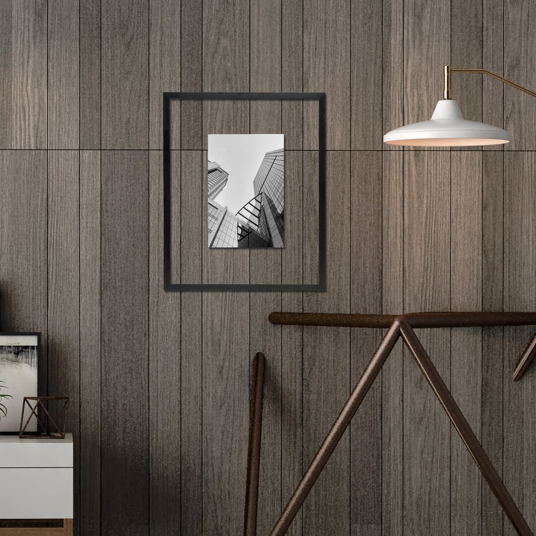 TONES FRAME DESIGN Picture Frame, Aluminum Floating Frame With Tempered ...