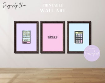 Calculator Wall Art - Etsy