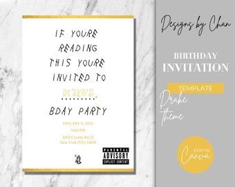 Late Birthday Party Invitation - Etsy