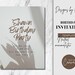 Editable Minimalist Party Invitation Template Digital and Printable ...