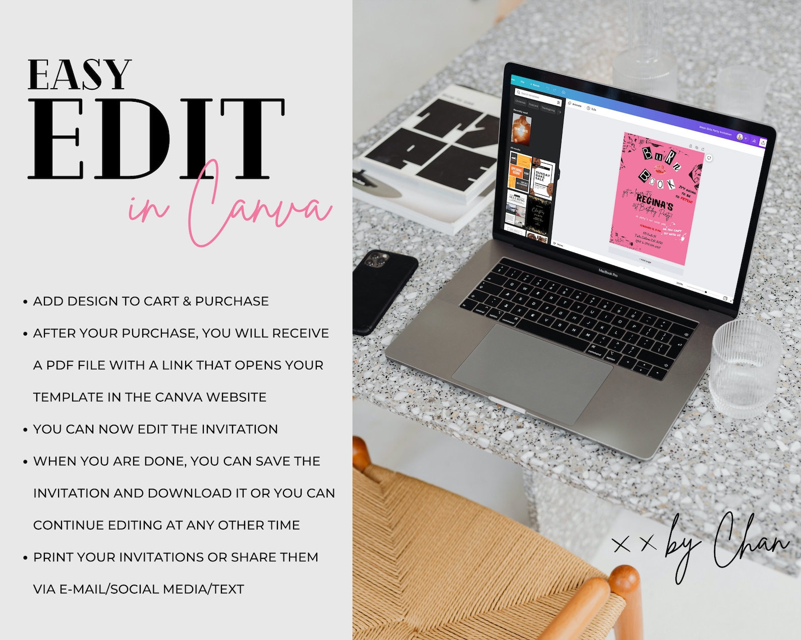 Editable Mean Girls Party Invitation Template Digital and - Etsy UK