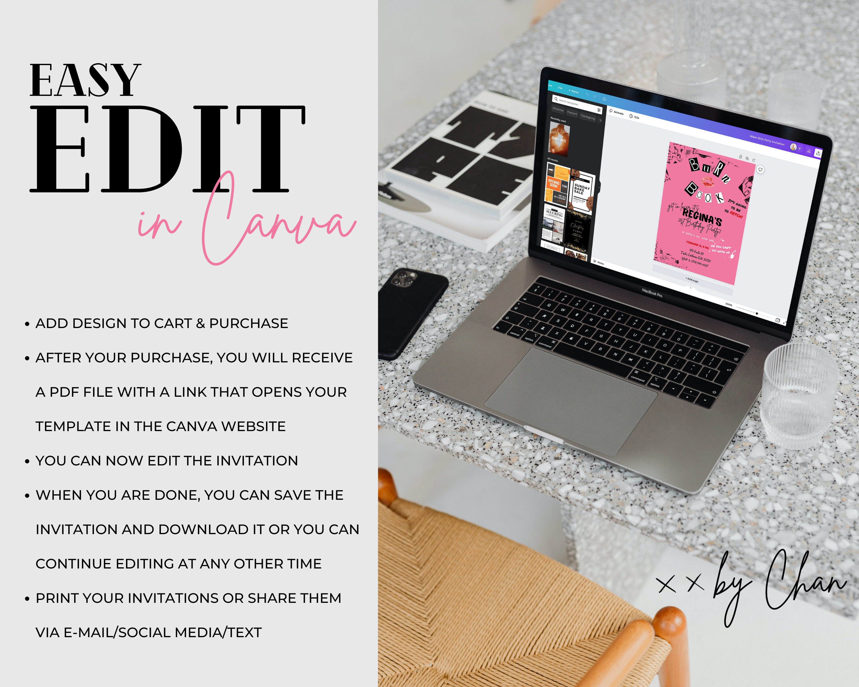 Editable Mean Girls Party Invitation Template Digital and - Etsy UK