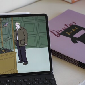 Illustration of Roy Andersson's Movies, Hight Quality Limited Edition ...