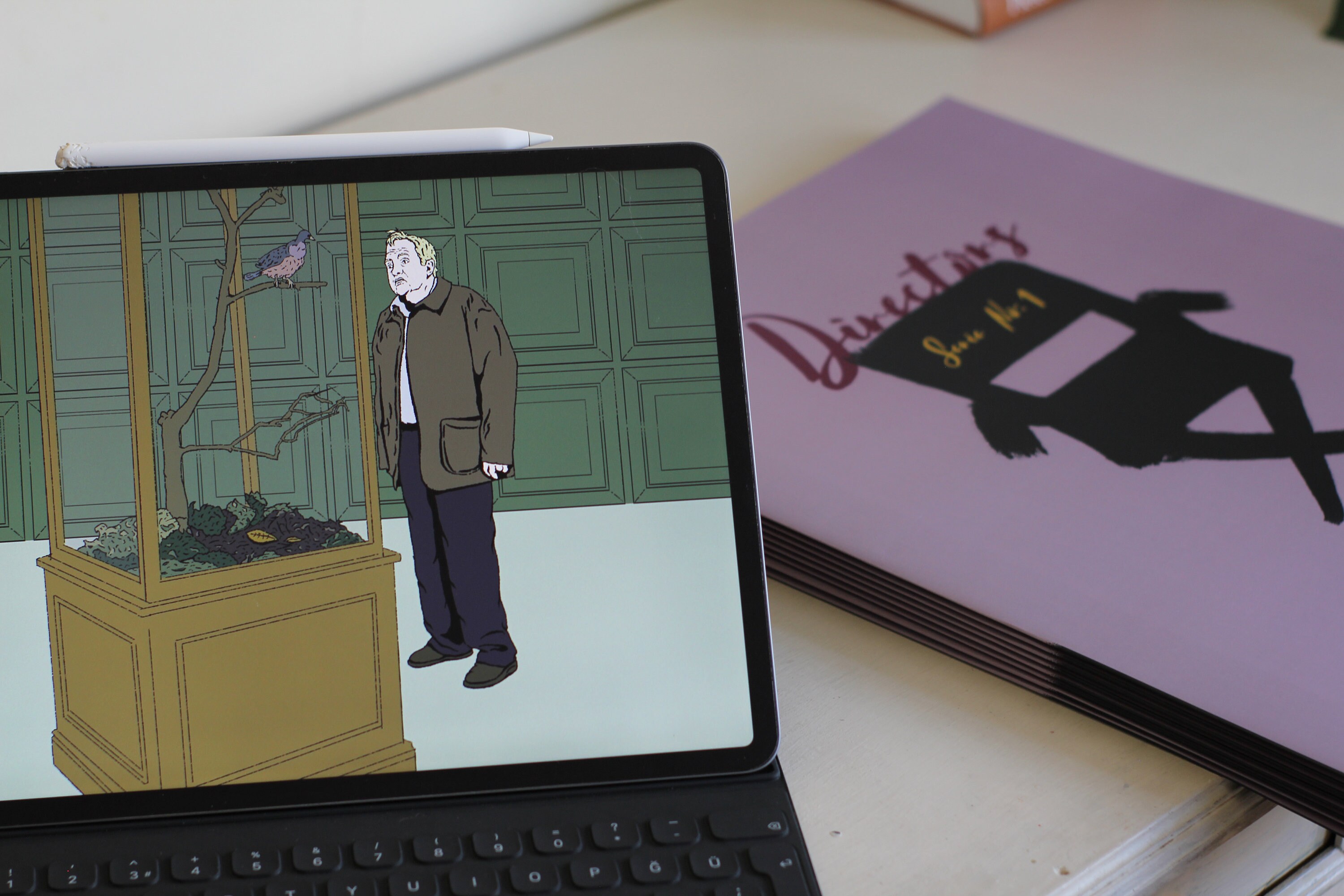 Illustration of Roy Andersson's Movies, Hight Quality Limited Edition ...