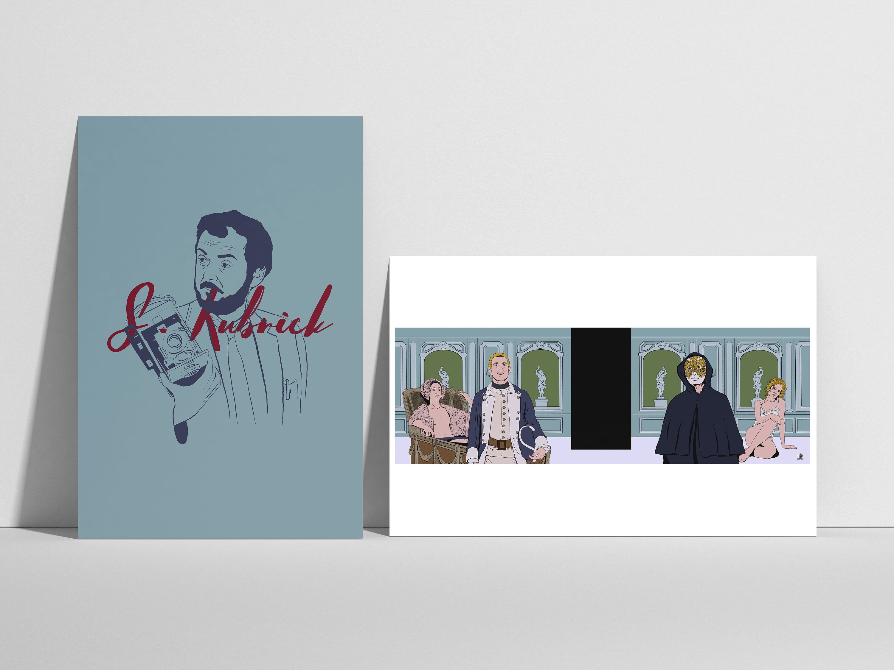 Illustration of Stanley Kubrick's Movies, Hight Quality Limited Edition ...