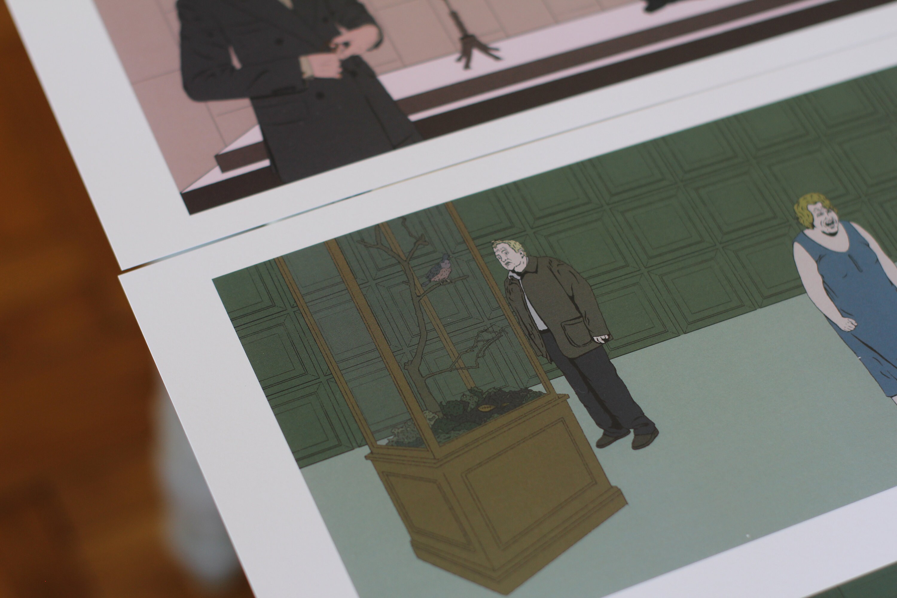 Illustration of Roy Andersson's Movies, Hight Quality Limited Edition ...