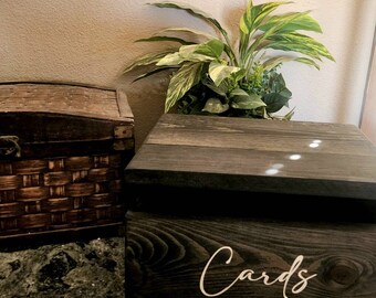 Graduation Card Box Wood - Etsy