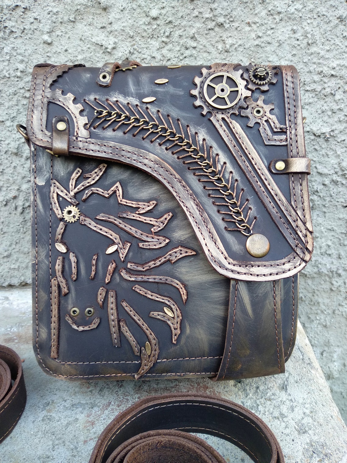 Waist Bag Hip Bag Leg Bag Steampunk Bag Biker Bag - Etsy