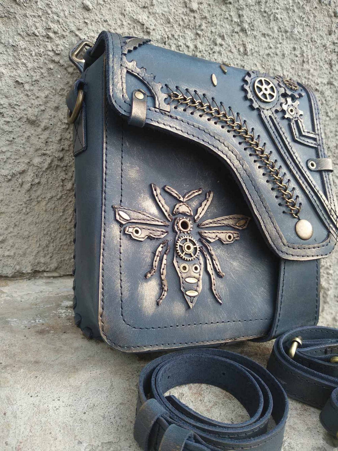 Waist Bag Hip Bag Leg Bag Steampunk Bag Biker Bag - Etsy