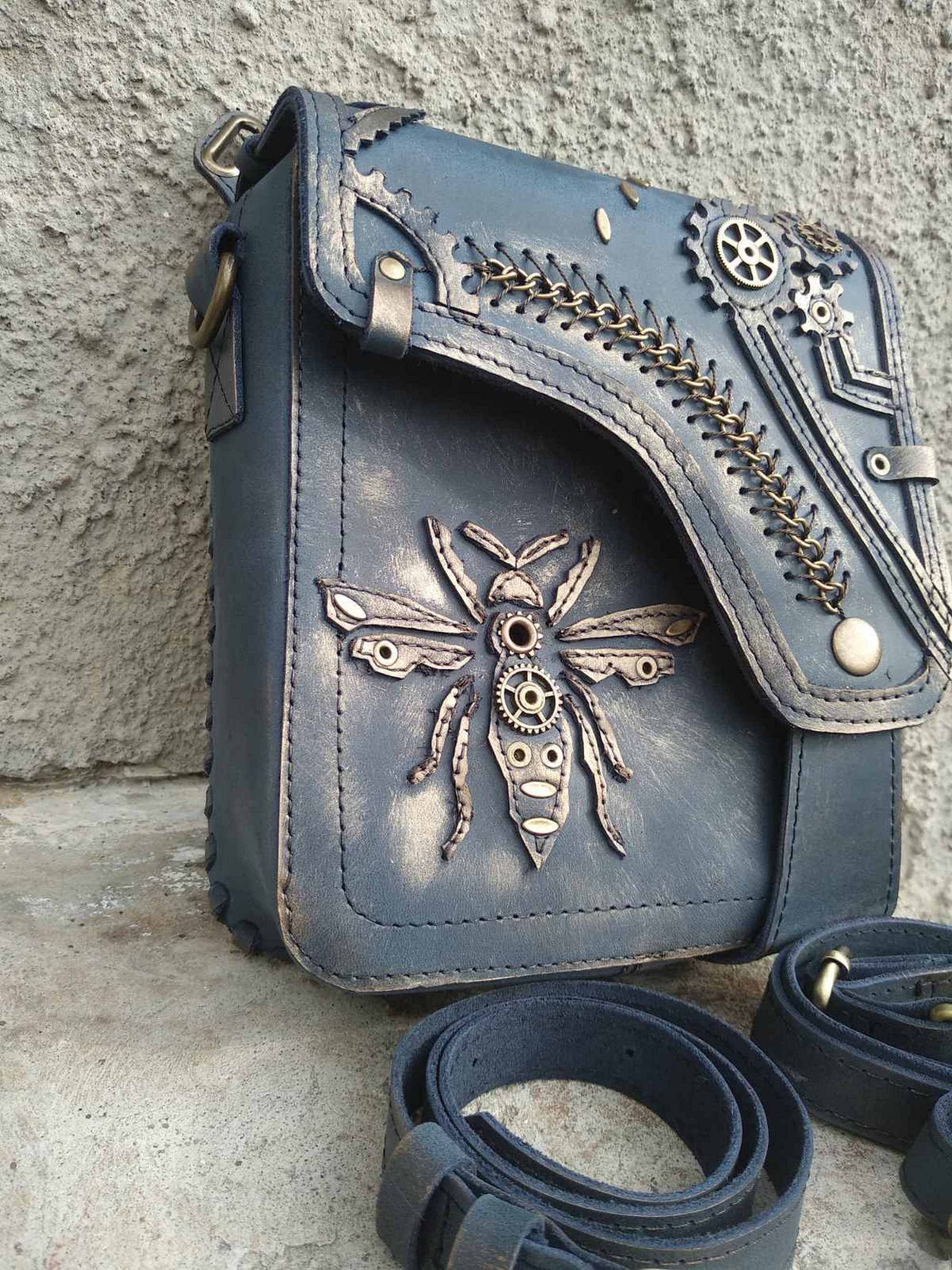 Waist Bag Hip Bag Leg Bag Steampunk Bag Biker Bag - Etsy
