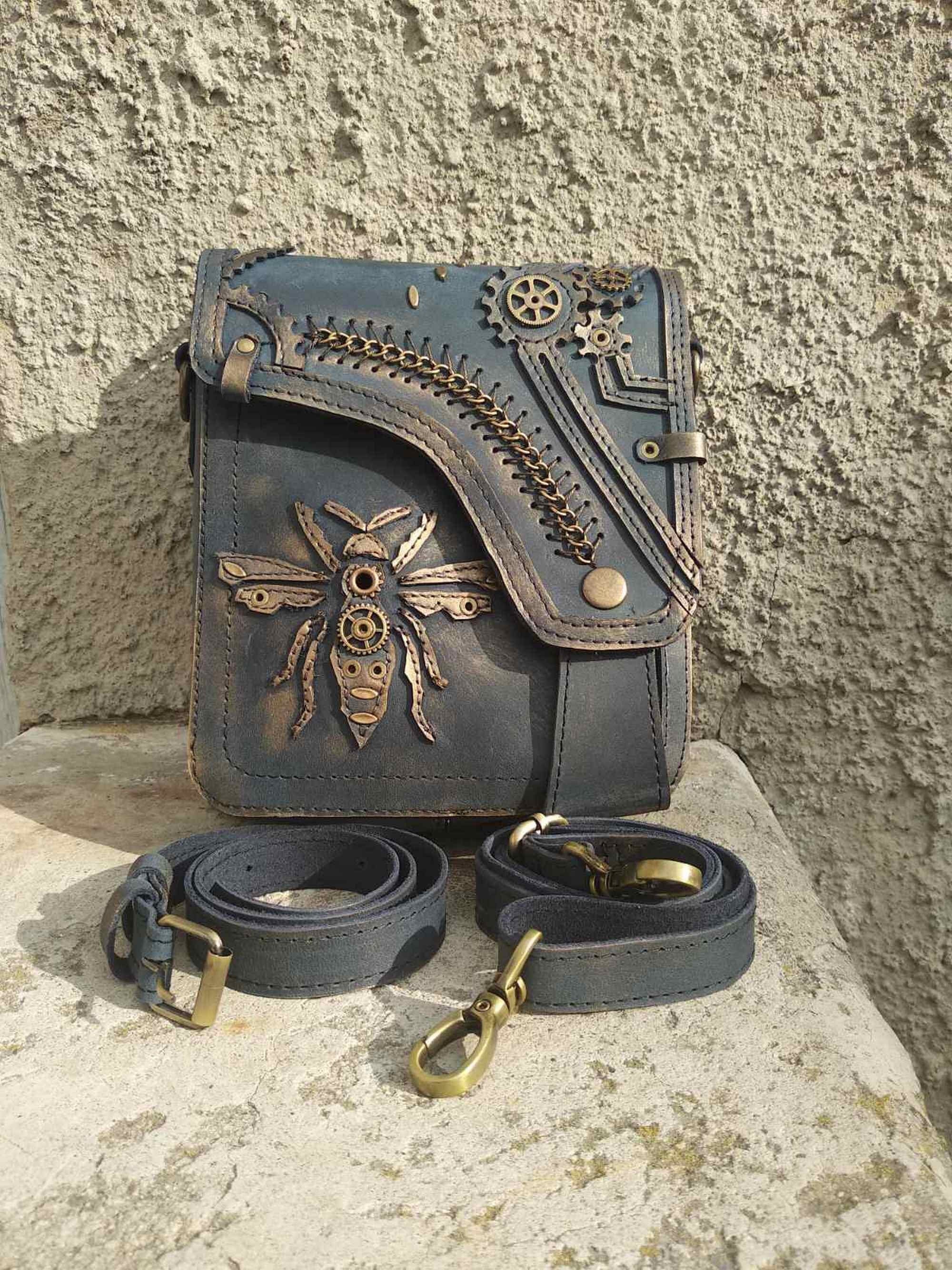 Waist Bag Hip Bag Leg Bag Steampunk Bag Biker Bag - Etsy