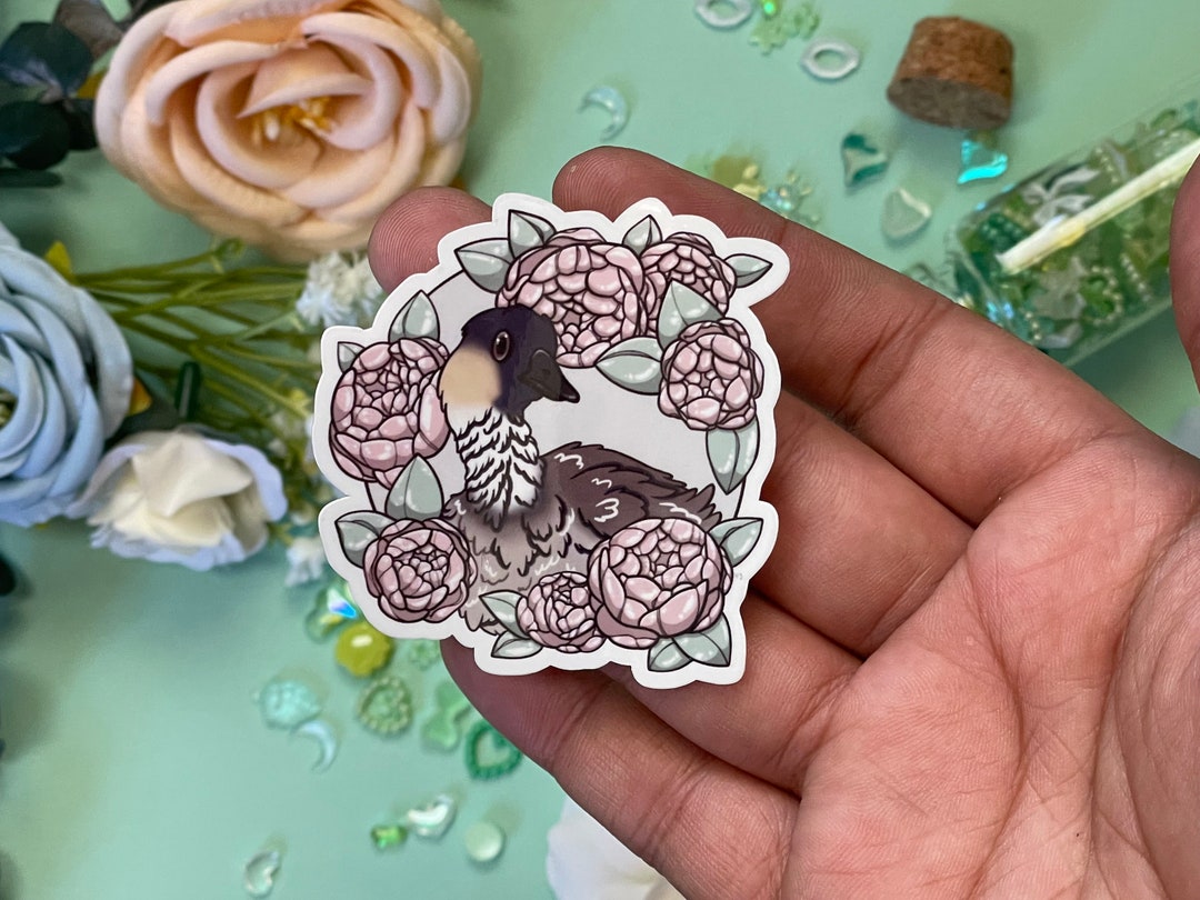 Nene and Lokelani Rose Vinyl Sticker - Etsy