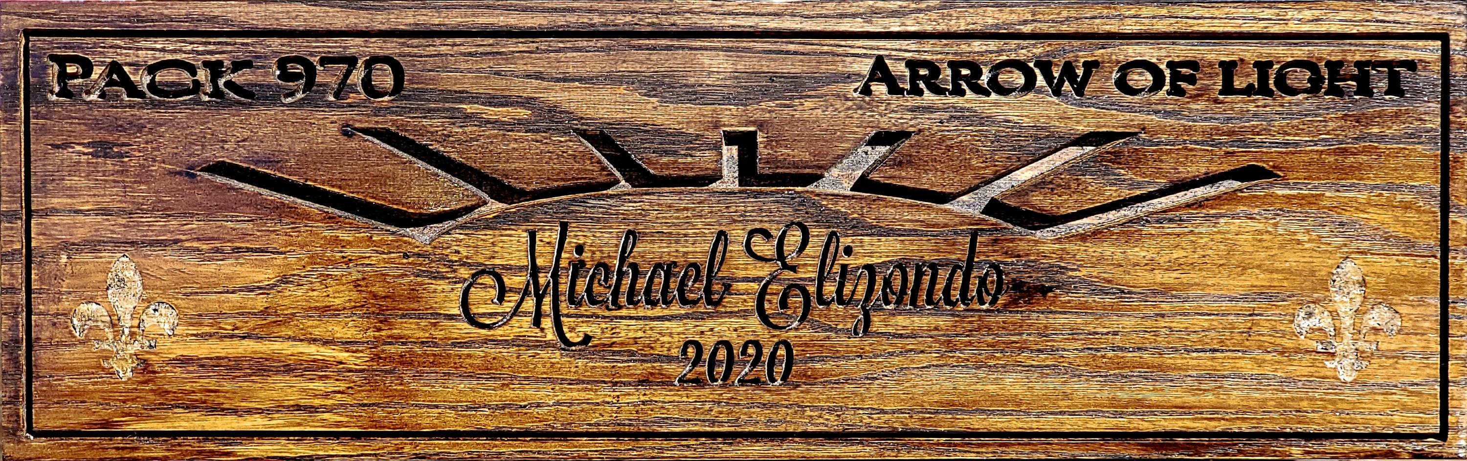 Cub Scout Boy Scout Arrow of Light Plaque for Cub Scouts Personalized ...