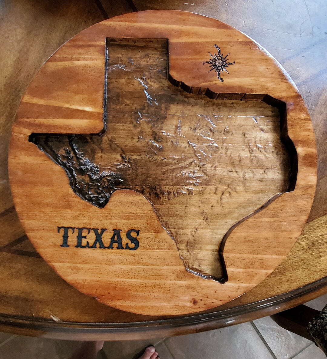 Texas Personalized Gift TEXAS Wall Art 15" Handmade Home Decor Gift ...