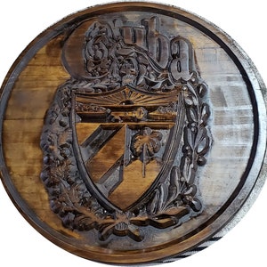 CUBAN Coat of Arms Island Art CUBAN Art Caribbean Art West Indies Art ...