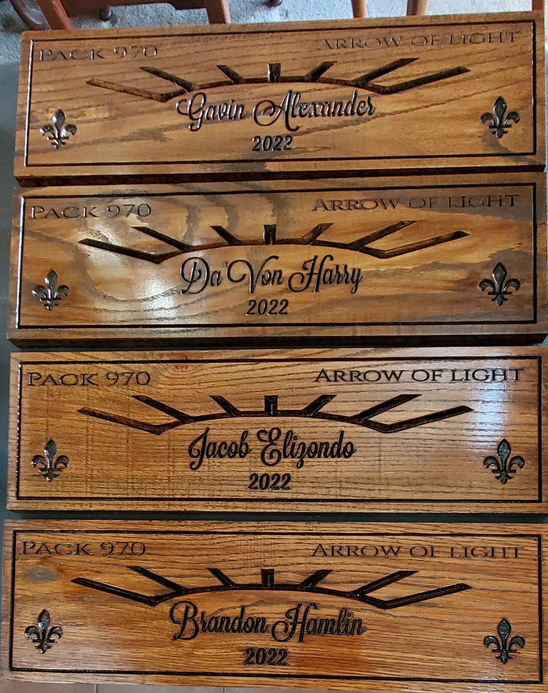 Cub Scout Boy Scout Arrow of Light Plaque for Cub Scouts Personalized ...