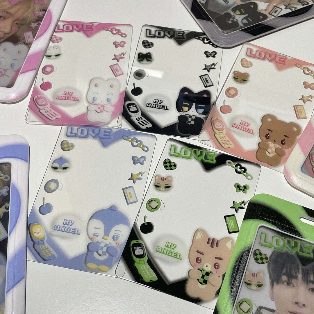 Y2k Clear Photocard Frames [set of 5] - Etsy