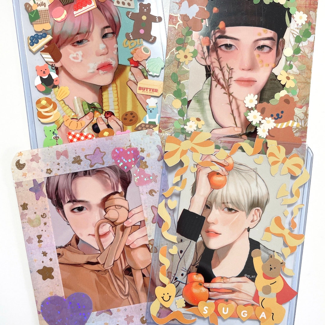 BTS Fanart Photo Cards 1 - Etsy