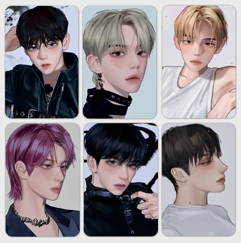 TXT Fanart Photo Cards 2 - Etsy