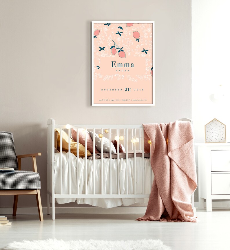 Custom Baby Name Print, Personalized Name Art, Name Art, Printable ...