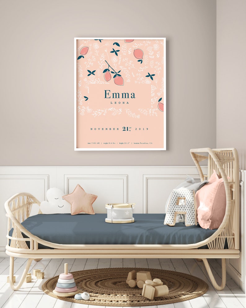 Custom Baby Name Print, Personalized Name Art, Name Art, Printable ...