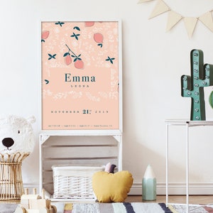 Custom Baby Name Print, Personalized Name Art, Name Art, Printable ...