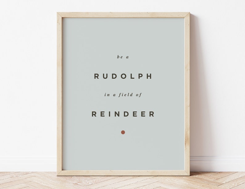 Rudolph Christmas Printable Christmas Printable Instant - Etsy
