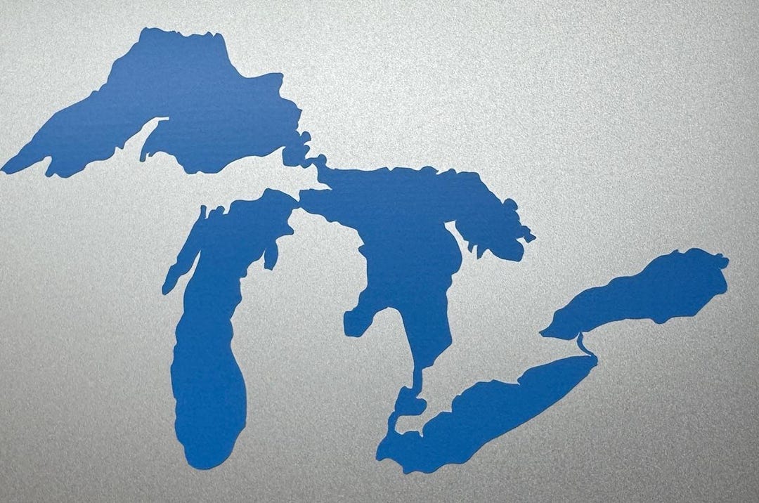 Canadian-made Great Lakes Vinyl Sticker Decal - Etsy