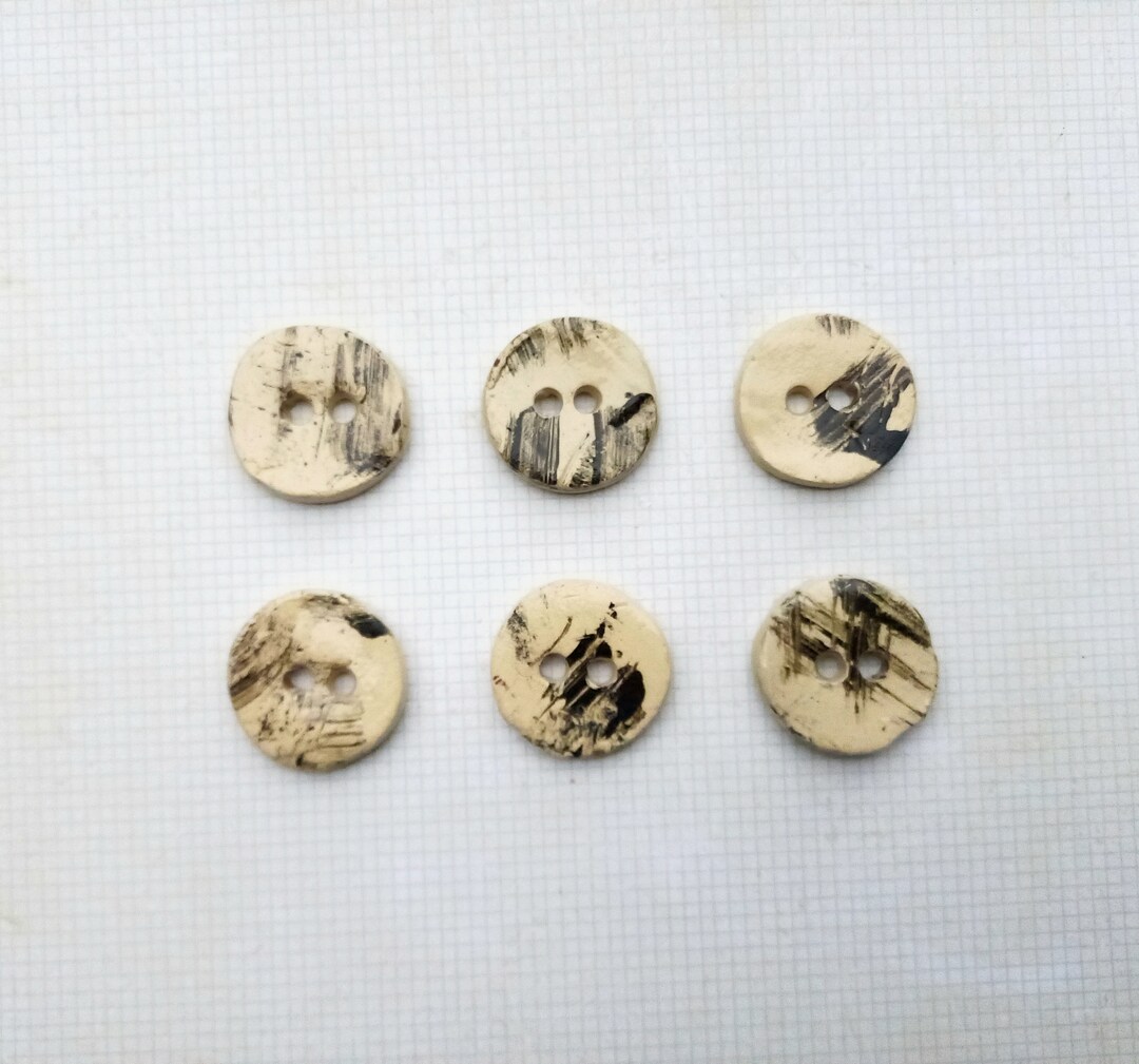 NEW 2cm Ceramic Circle Buttons - Etsy