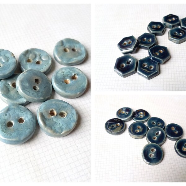Ceramic Buttons - Etsy
