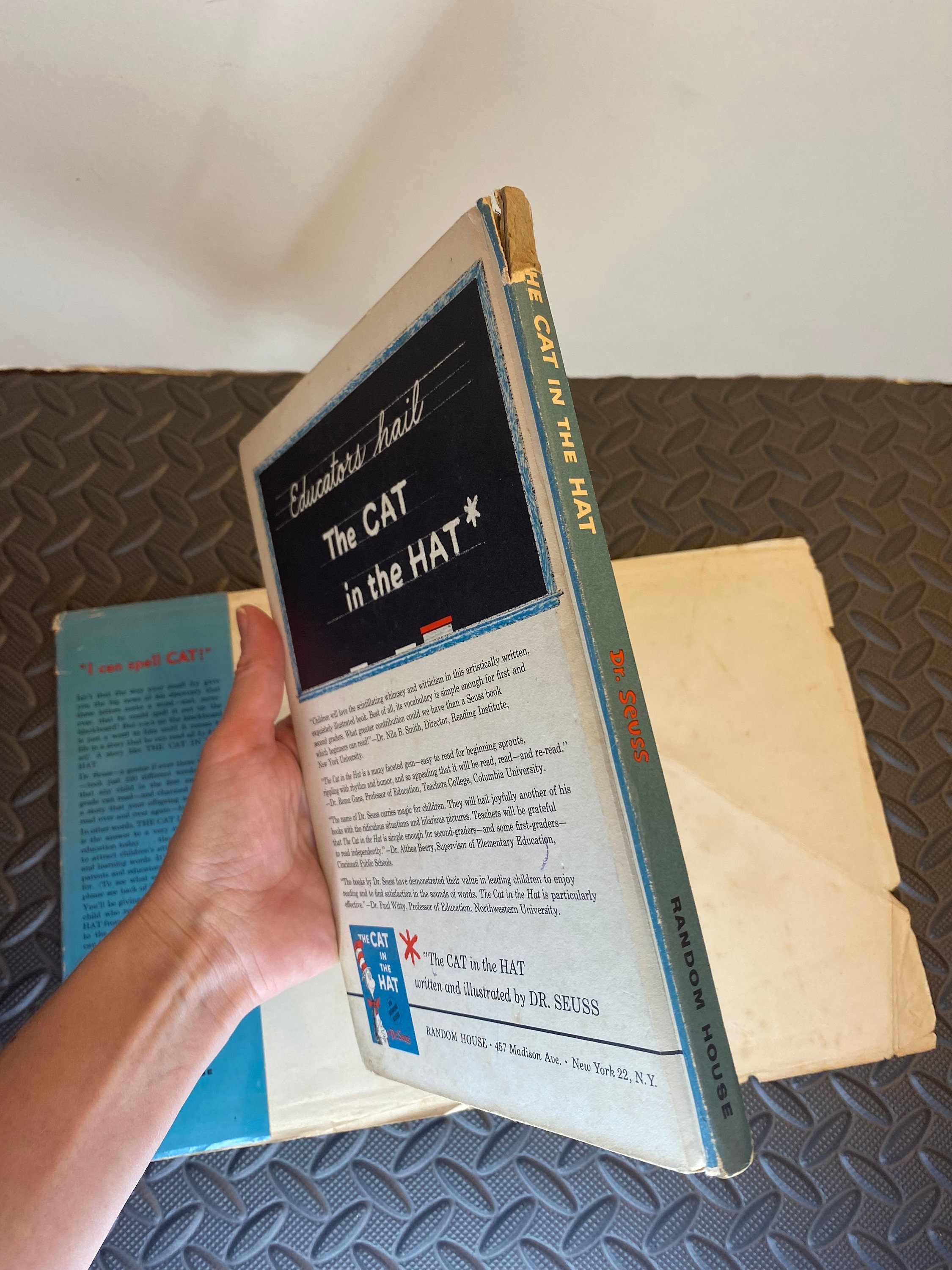 The Cat in the Hat First Edition, 1957 Second Printing, Single ...