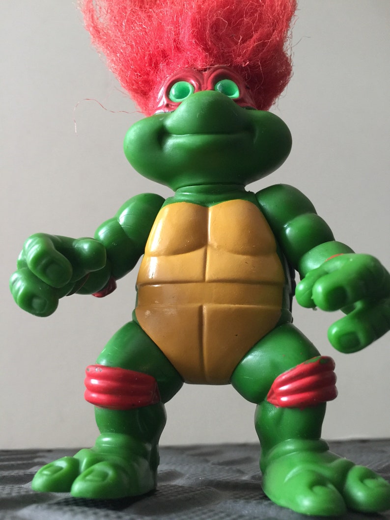 Troll Raph Teenage Mutant Ninja Turtles Trolls Raphael 1993 - Etsy
