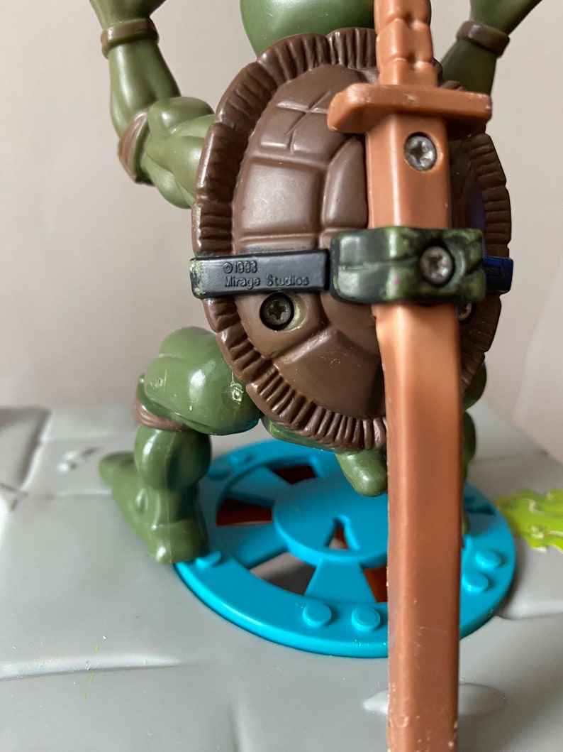 Ninja Action Somersault Samurai Leonardo Vintage TMNT 1993 - Etsy