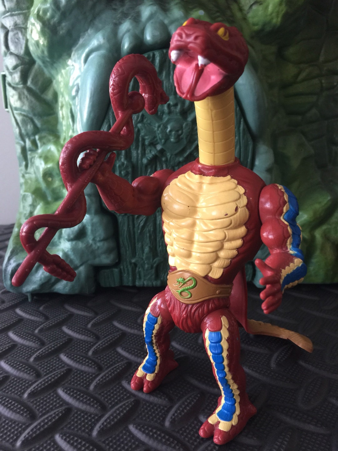 Rattlor TAIWAN Vintage Masters of the Universe 1985 Action Figure MOTU ...