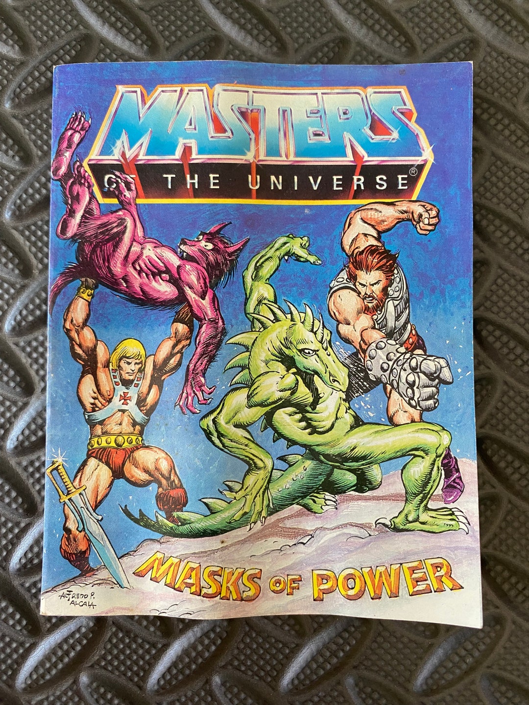 Masks of Power Vintage Masters of the Universe Mini-comic Mattel Inc ...