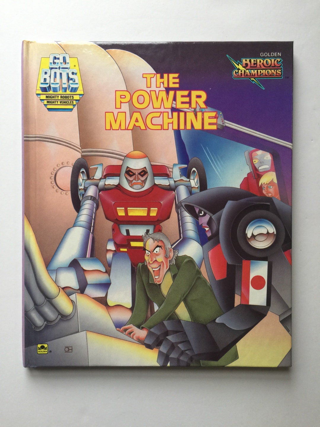 Vintage 1985 Go Bots "the Power Machine" Hardcover Book - Etsy