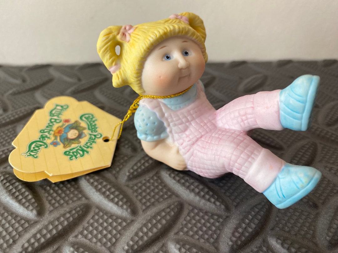 Cabbage Patch Kids Reclining Kid Vintage 1984 Porcelain Figurine - Etsy