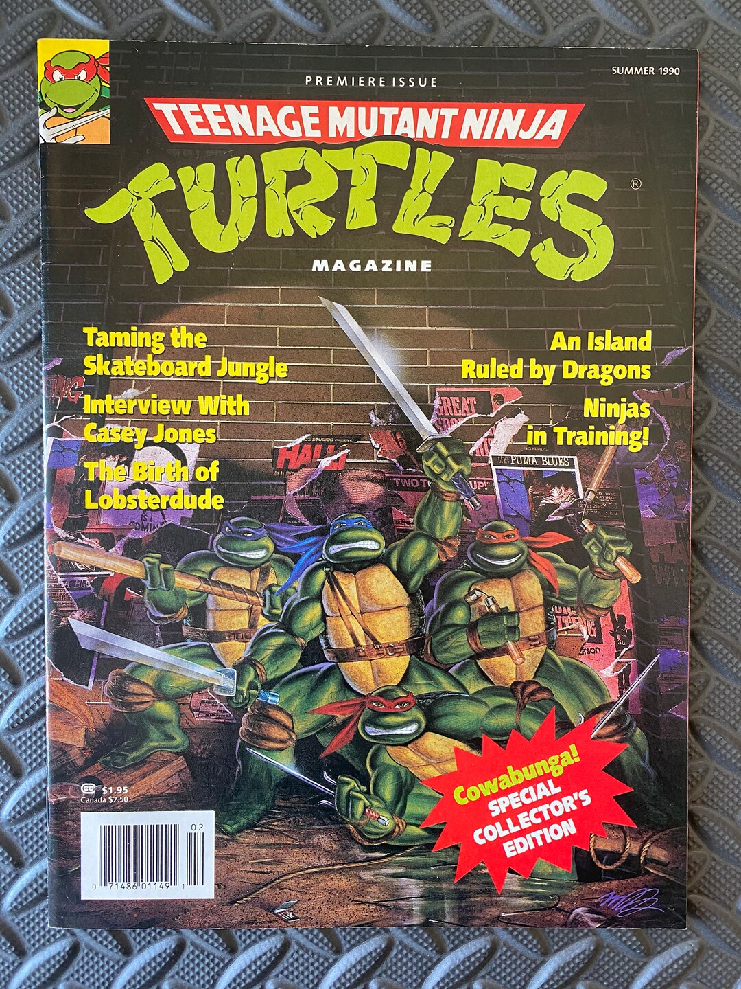Teenage Mutant Ninja Turtles Magazine Premiere Issue 1990 TMNT - Etsy